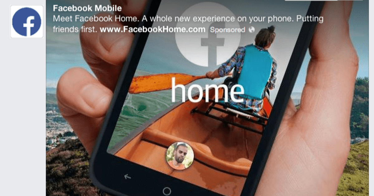 Πρώτη τηλεοπτική διαφήμιση για το Facebook Home [Video]