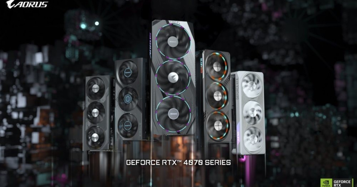 Η GIGABYTE παρουσιάζει την σειρά καρτών γραφικών GeForce RTX 4070