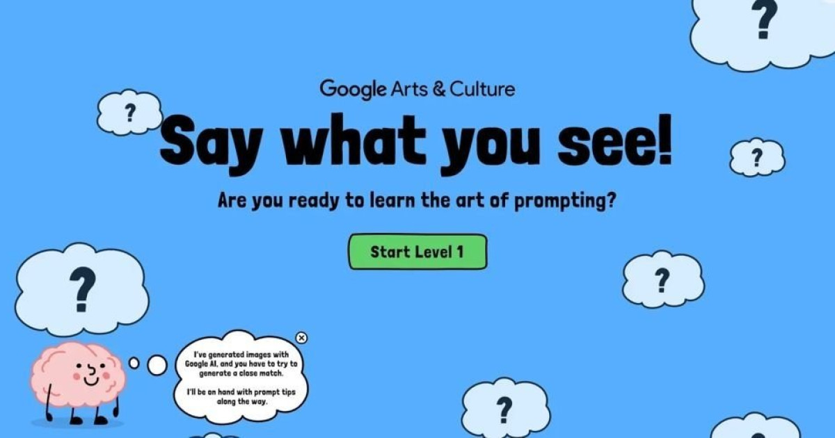 Παιχνίδι της Google σου μαθαίνει να γράφεις καλές περιγραφές για AI ...