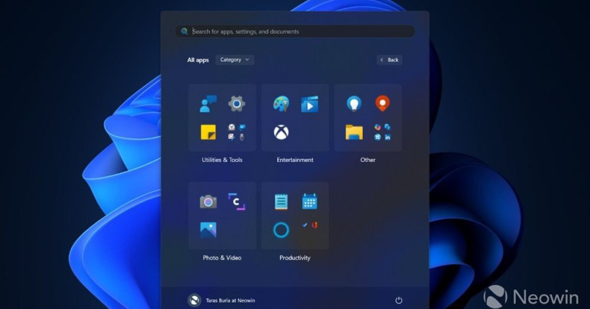 Windows 11: Το Start Menu αλλάζει εμφάνιση [Εικόνα]