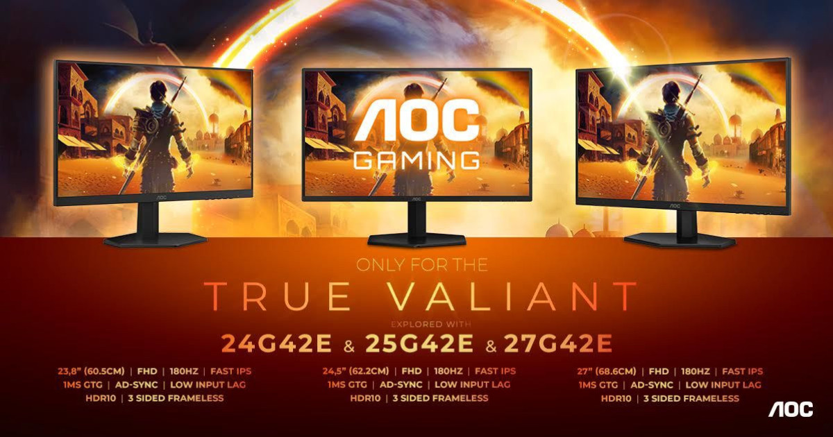AOC GAMING G42: Νέες οθόνες για gamers από μόλις €149