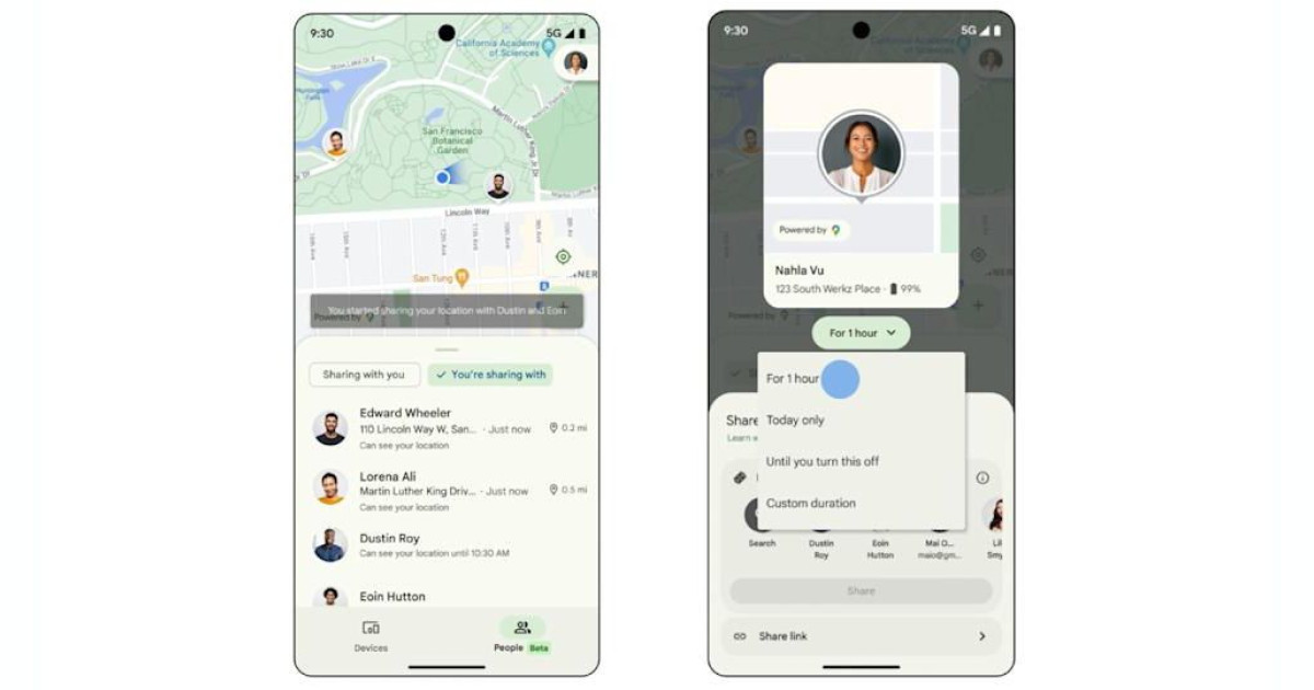 Το Find My Device της Google σου δείχνει την τοποθεσία των φίλων σου σε ...
