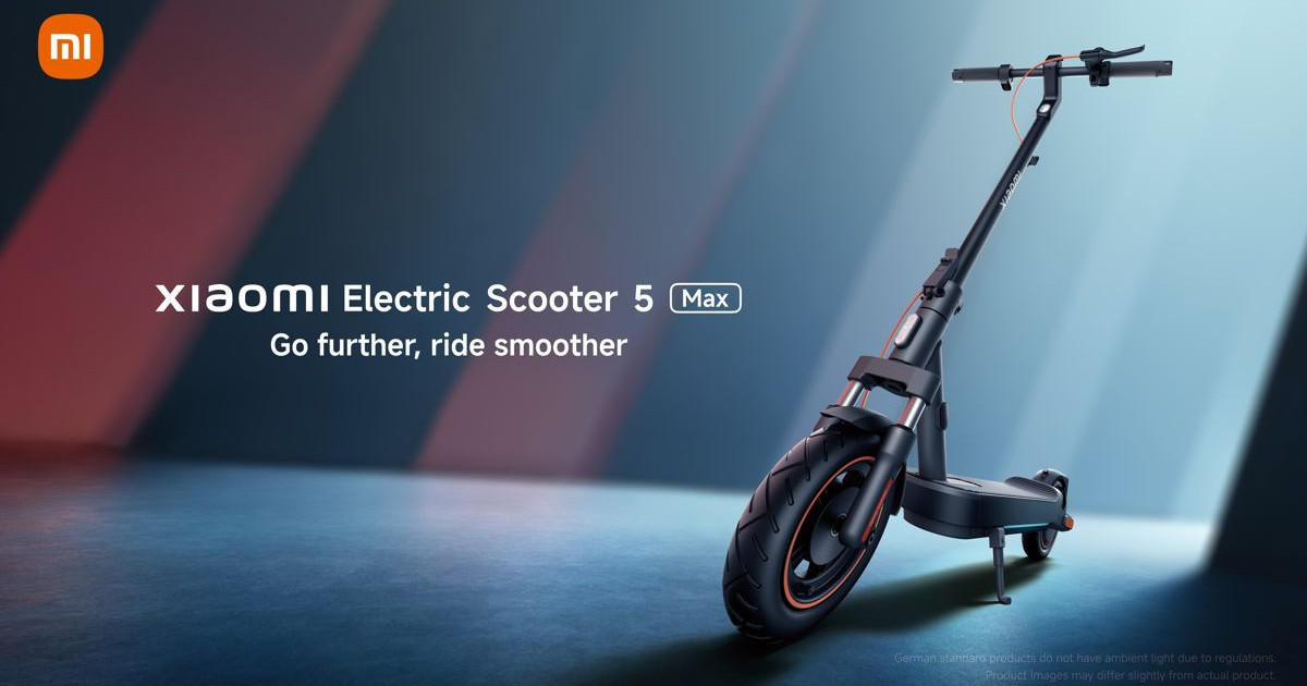 Xiaomi Electric Scooter 5 Max: Μια πιο έξυπνη, ομαλότερη βόλτα