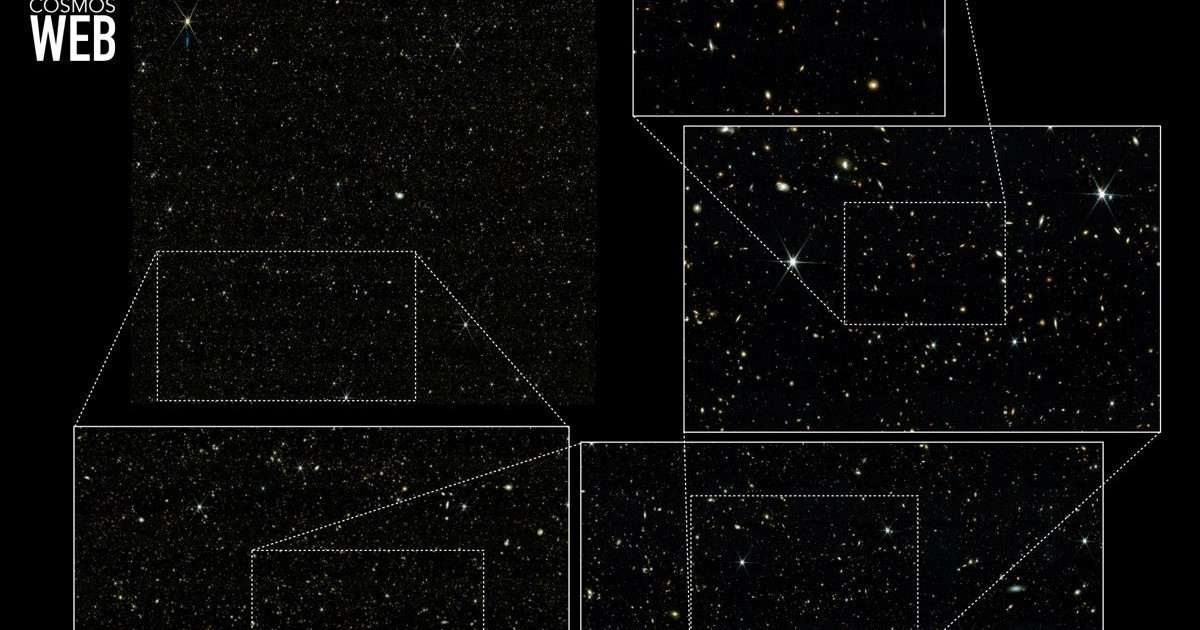 Το James Webb μας έδωσε τη μεγαλύτερη πανοραμική εικόνα του πρώιμου ...