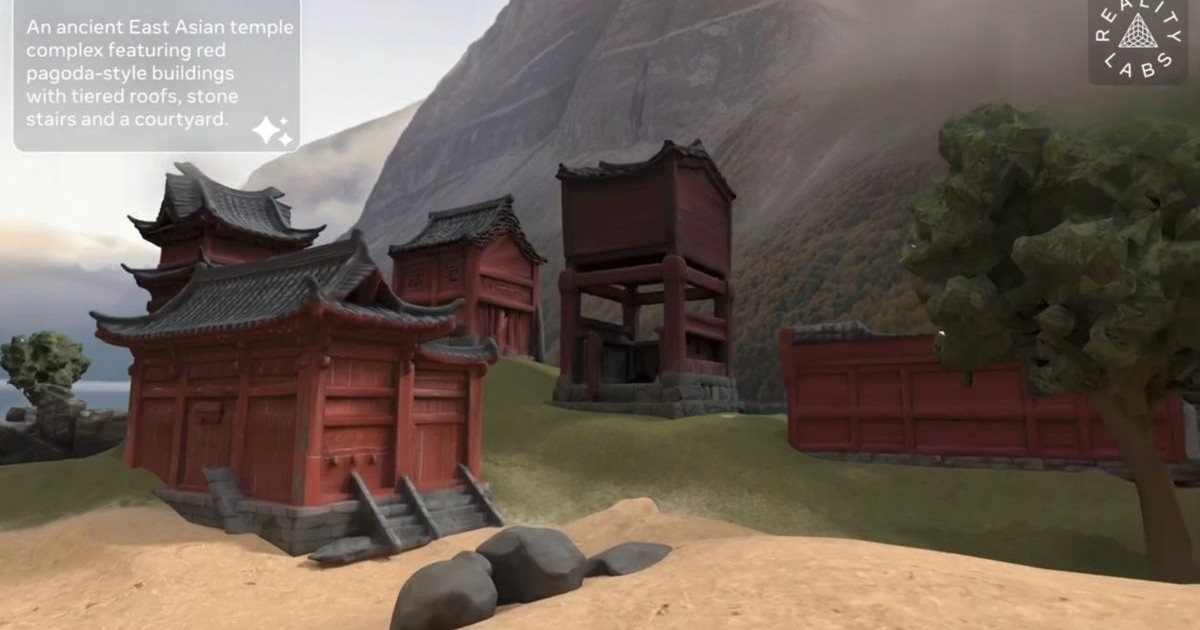 WorldGen: Η νέα AI της Meta χτίζει 3D κόσμους για video games μέσα σε λίγα λεπτά