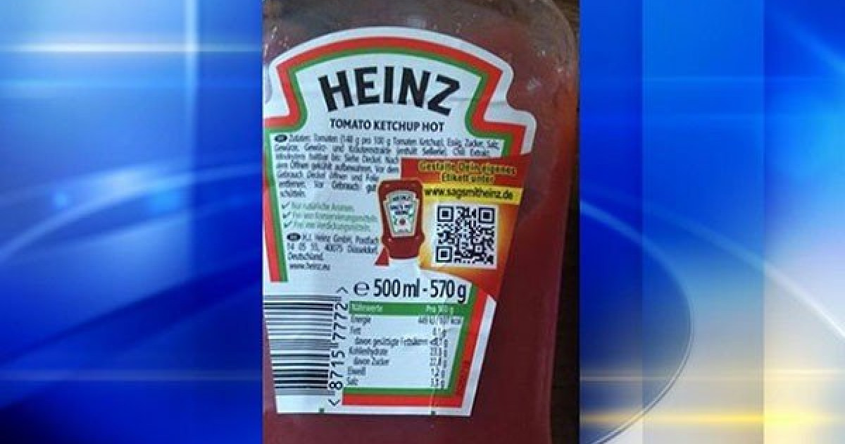 QR code στην ετικέτα της κέτσαπ Heinz οδηγεί σε πορνό site...