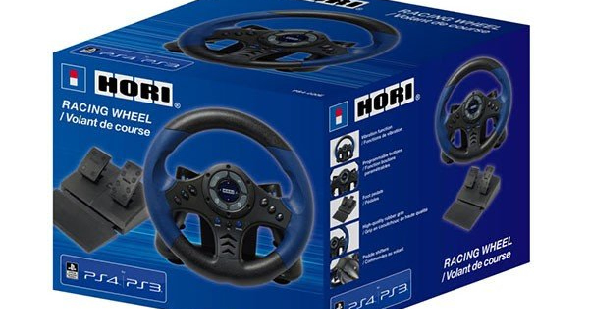 Πιστοποιημένο Racing Wheel για PS4, PS3 και Xbox One από την HORI