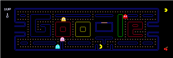 Google Logo Pac-Man