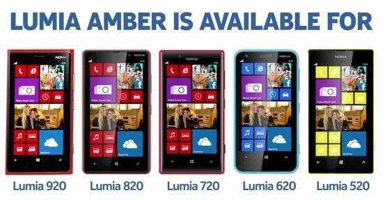 Nokia Lumia Amber update, διαθέσιμο για τα Lumia 920/820/720/620/520 ...
