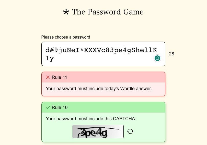 The Password Game: Η νέα «τρέλα» που σαρώνει το Διαδίκτυο