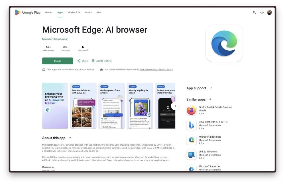 Microsoft Edge: Νέα ονομασία για την έκδοση του browser στα Android και iOS